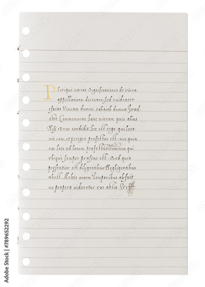 Vintage handwritten note png, aesthetic paper collage element on ...