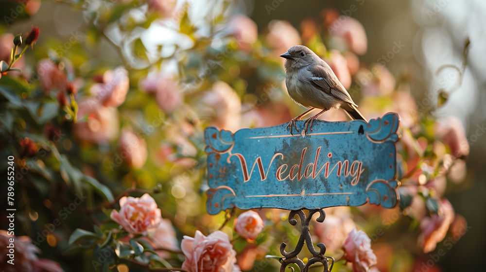 Inscription on the card - wedding day, wedding ceremony, wedding ...