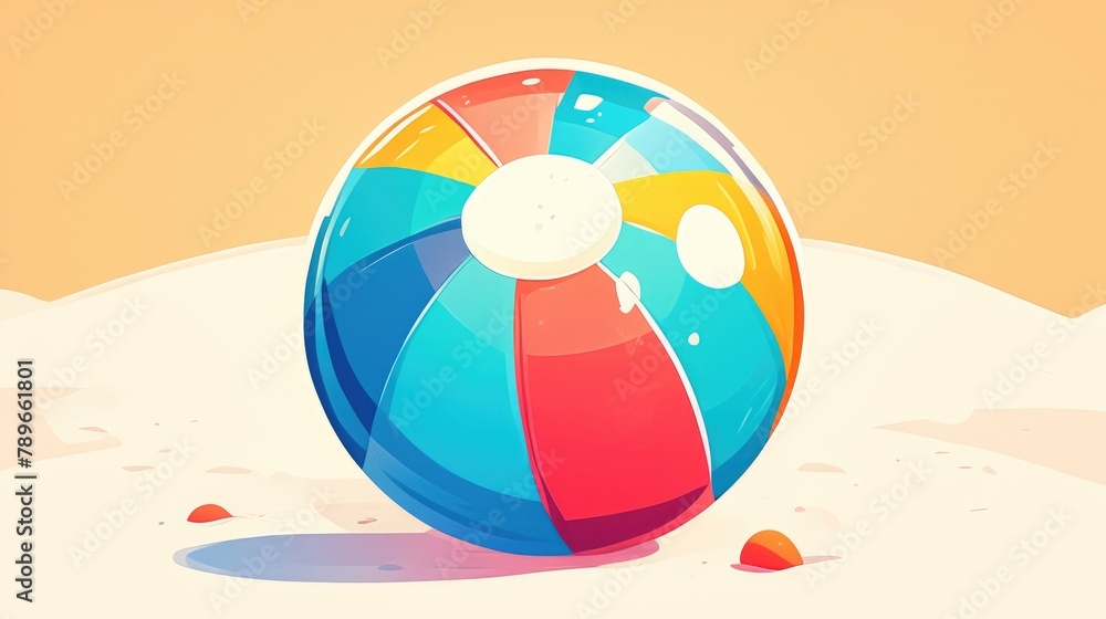 Get ready for a fun filled summer with this vibrant hand drawn 2d ...