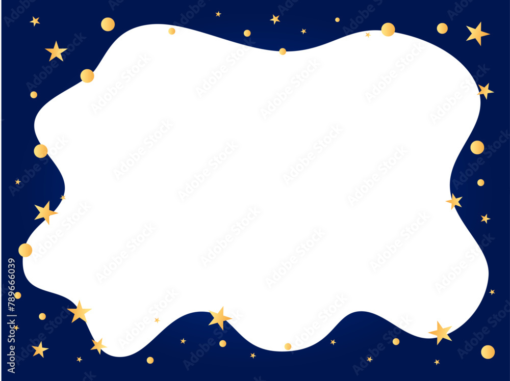 white background with dark blue stars frame Stock Vector | Adobe Stock