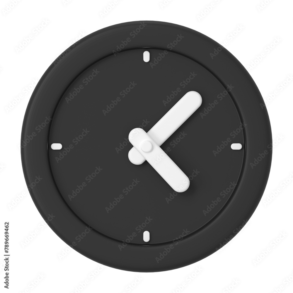 3D clock png clipart, working hours symbol on transparent background ...