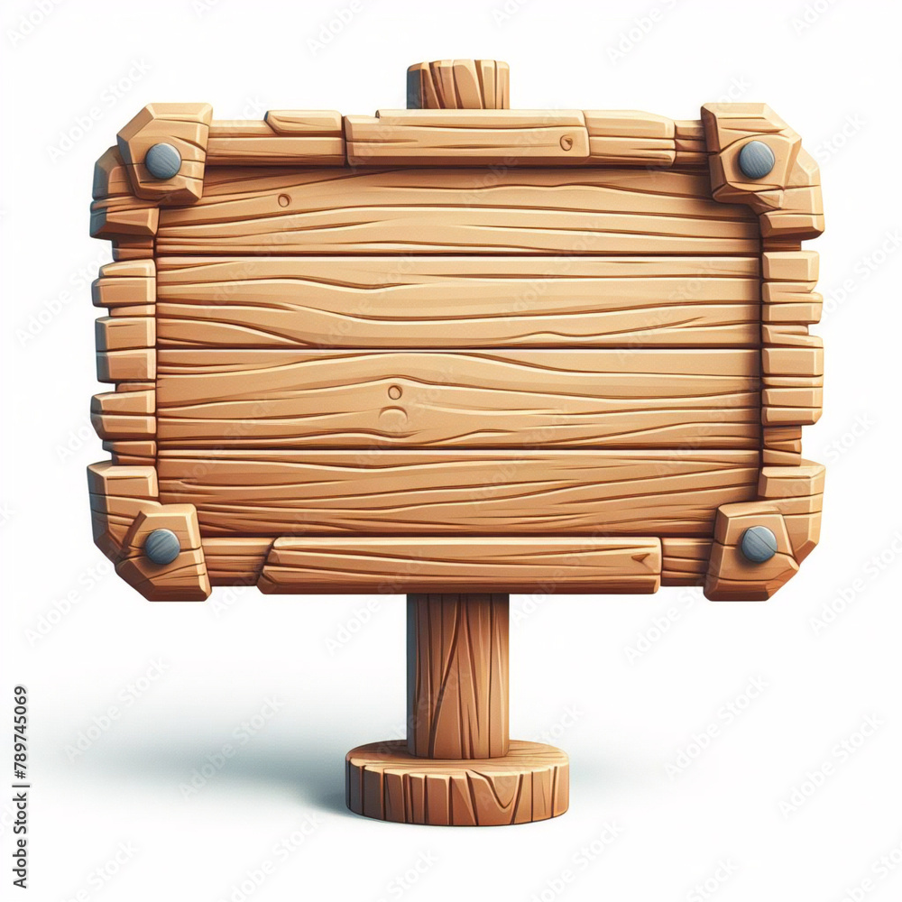 Blank empty wooden rustic signage sign board signpost post wood on ...