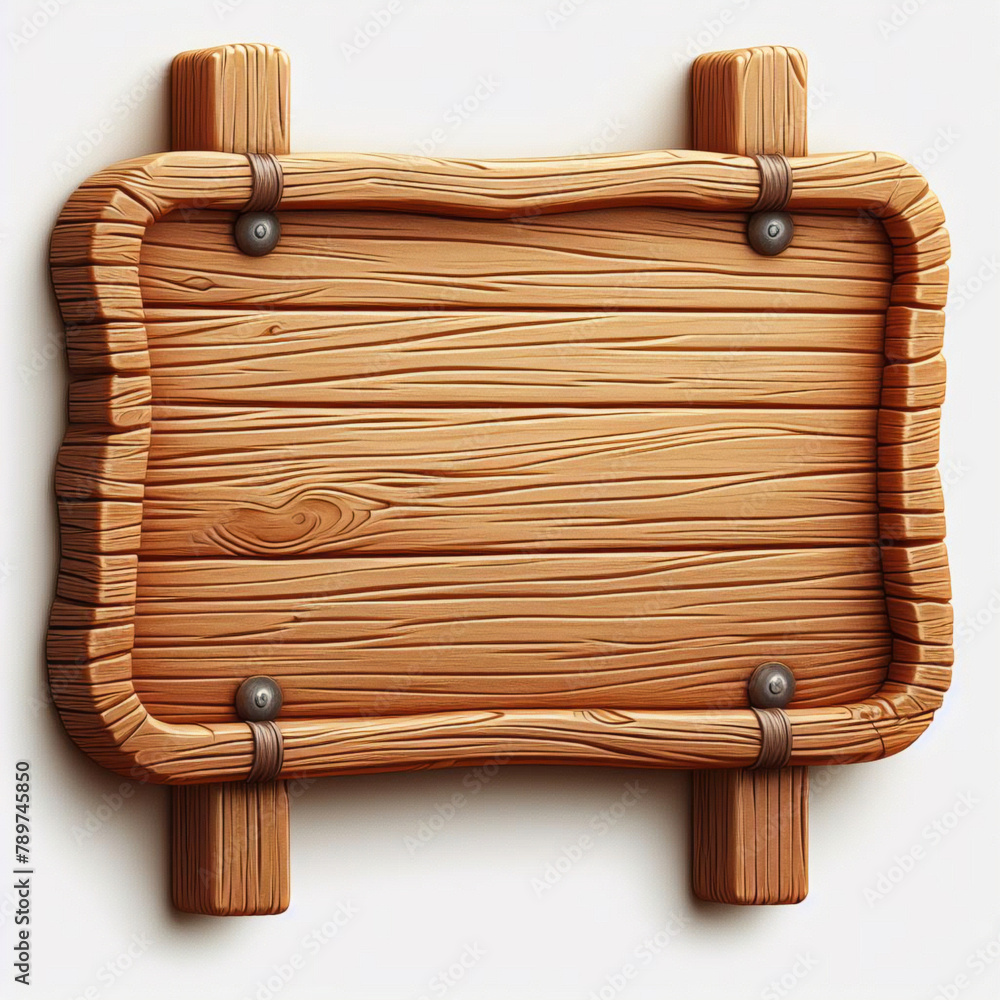 Blank empty wooden rustic signage sign board signpost post wood on ...