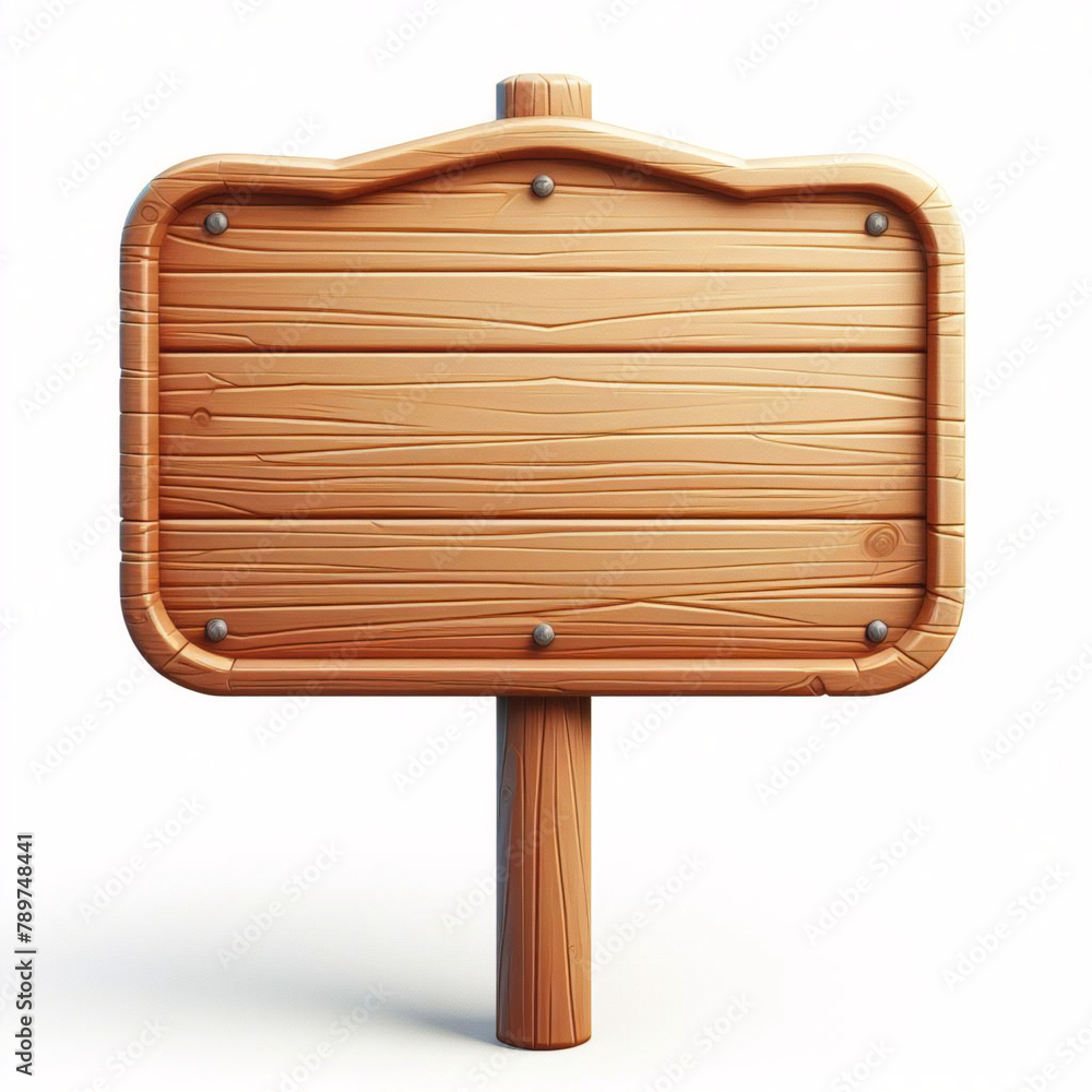 Blank empty wooden rustic signage sign board signpost post wood on ...