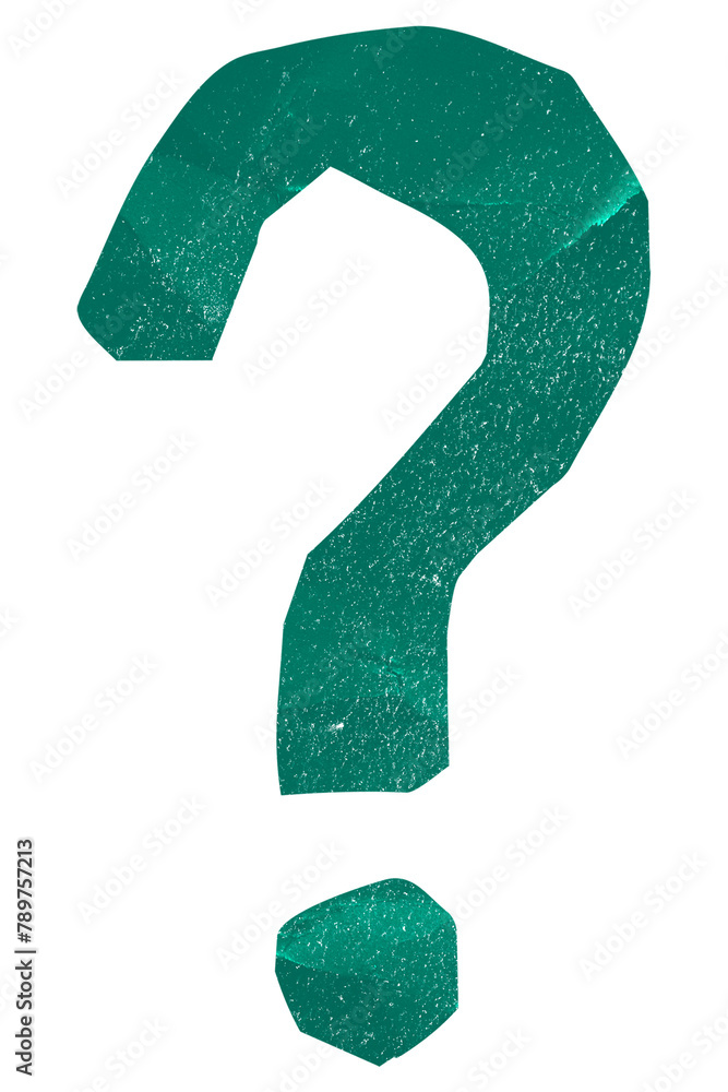 Green question mark png sticker, transparent background Stock ...