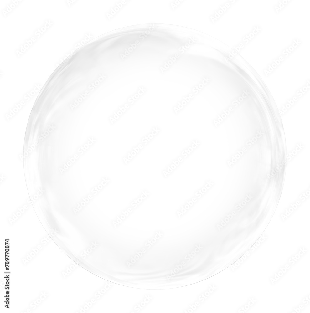 Clear bubble shape png sticker, 3D rendering graphic, transparent ...
