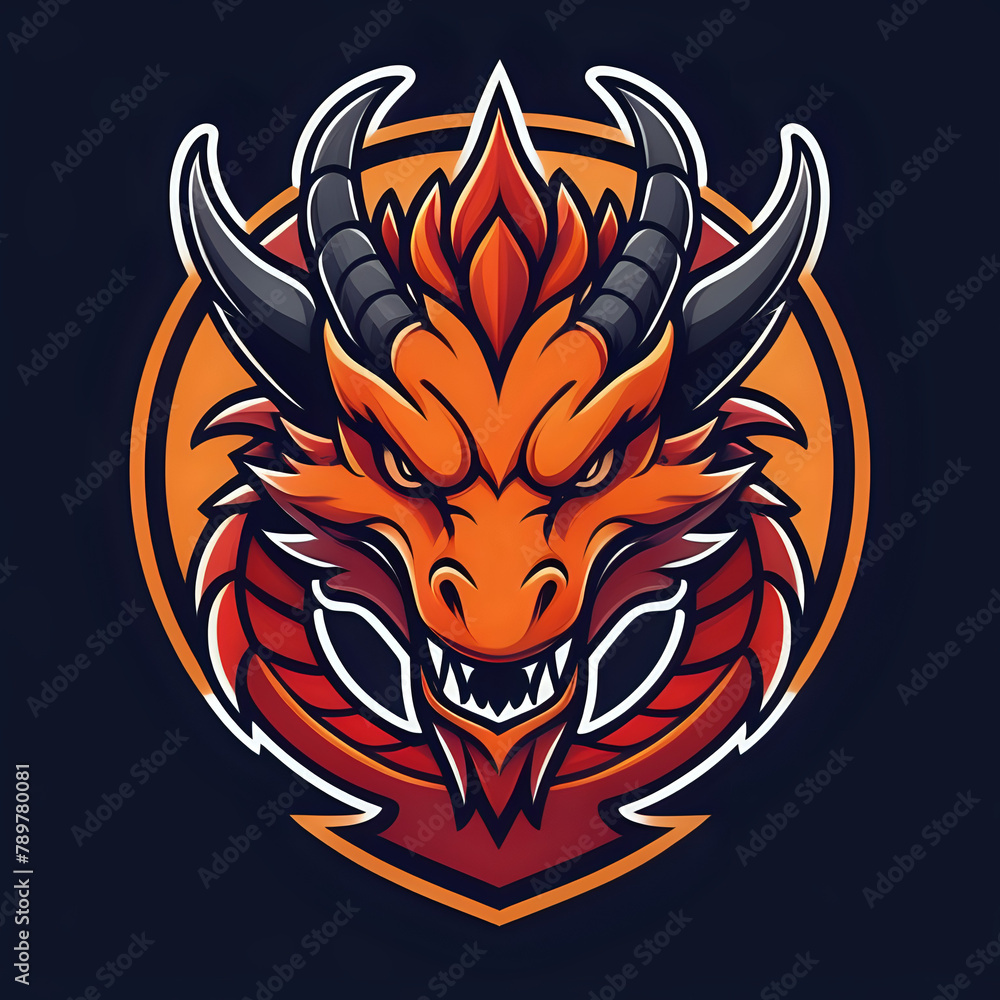 logo iconic dragon, circel logo dragon, chinese dragon tattoo, dragon ...