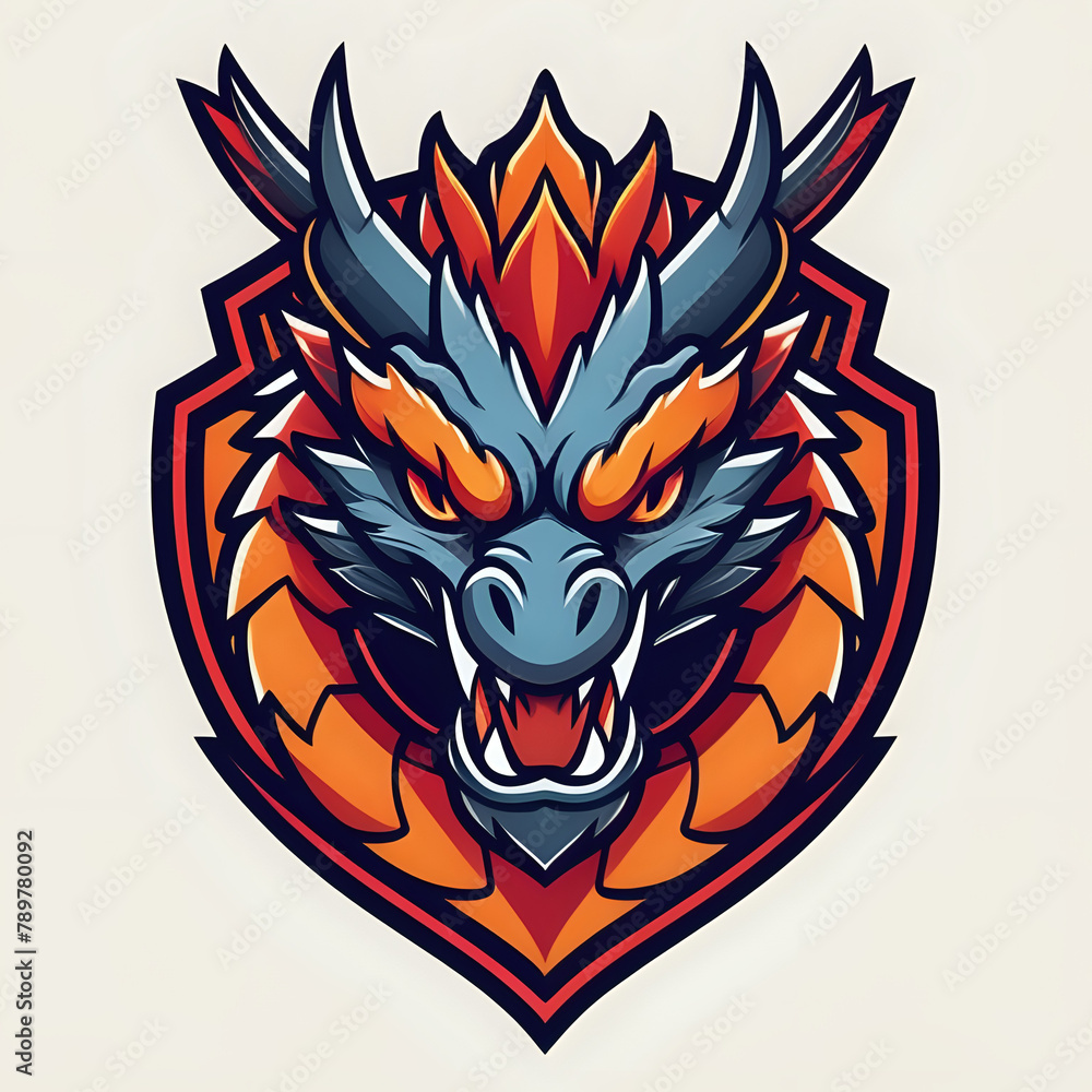 Logo Iconic Dragon Circel Logo Dragon Chinese Dragon Tattoo Dragon Tattoo Design Dragon