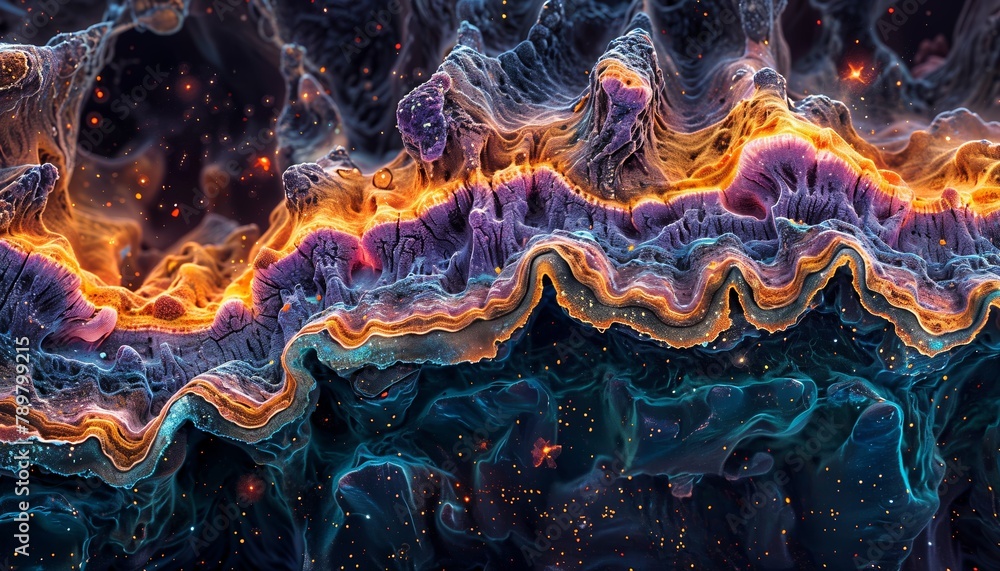 Microscopic landscape of the cerebral cortex, highlighting cortical ...