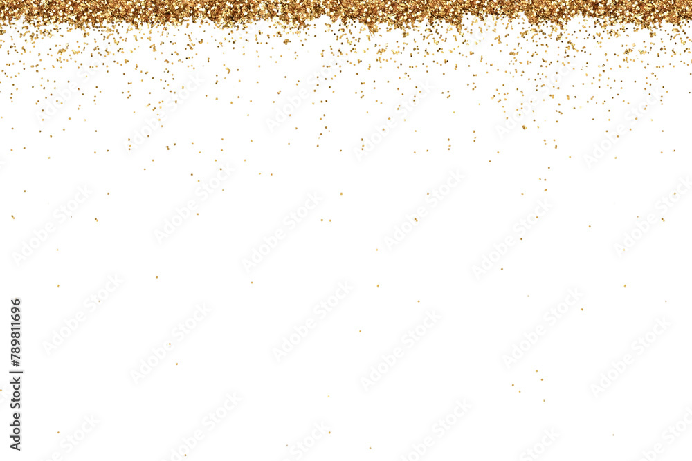 Gold glitter png overlay effect, transparent background Stock Photo | Adobe Stock