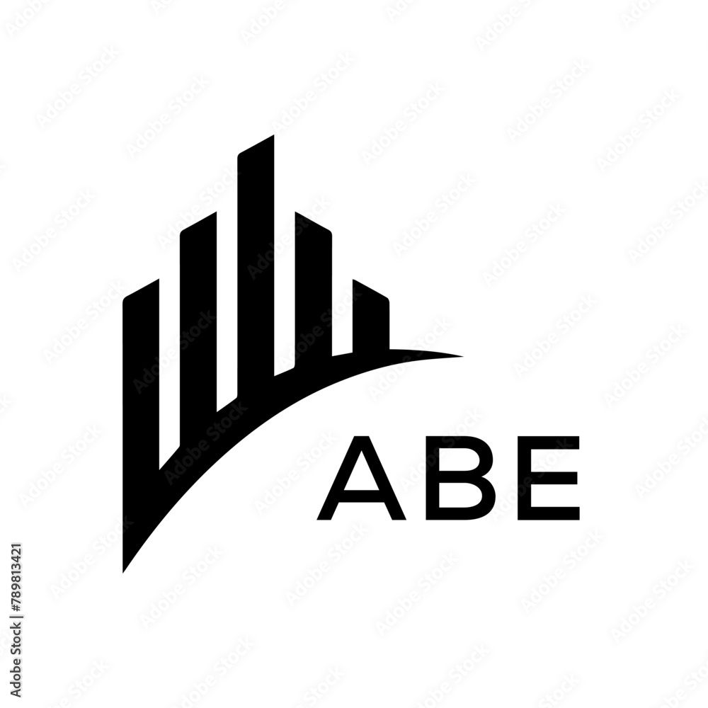 ABE logo design template vector. ABE Business abstract connection ...