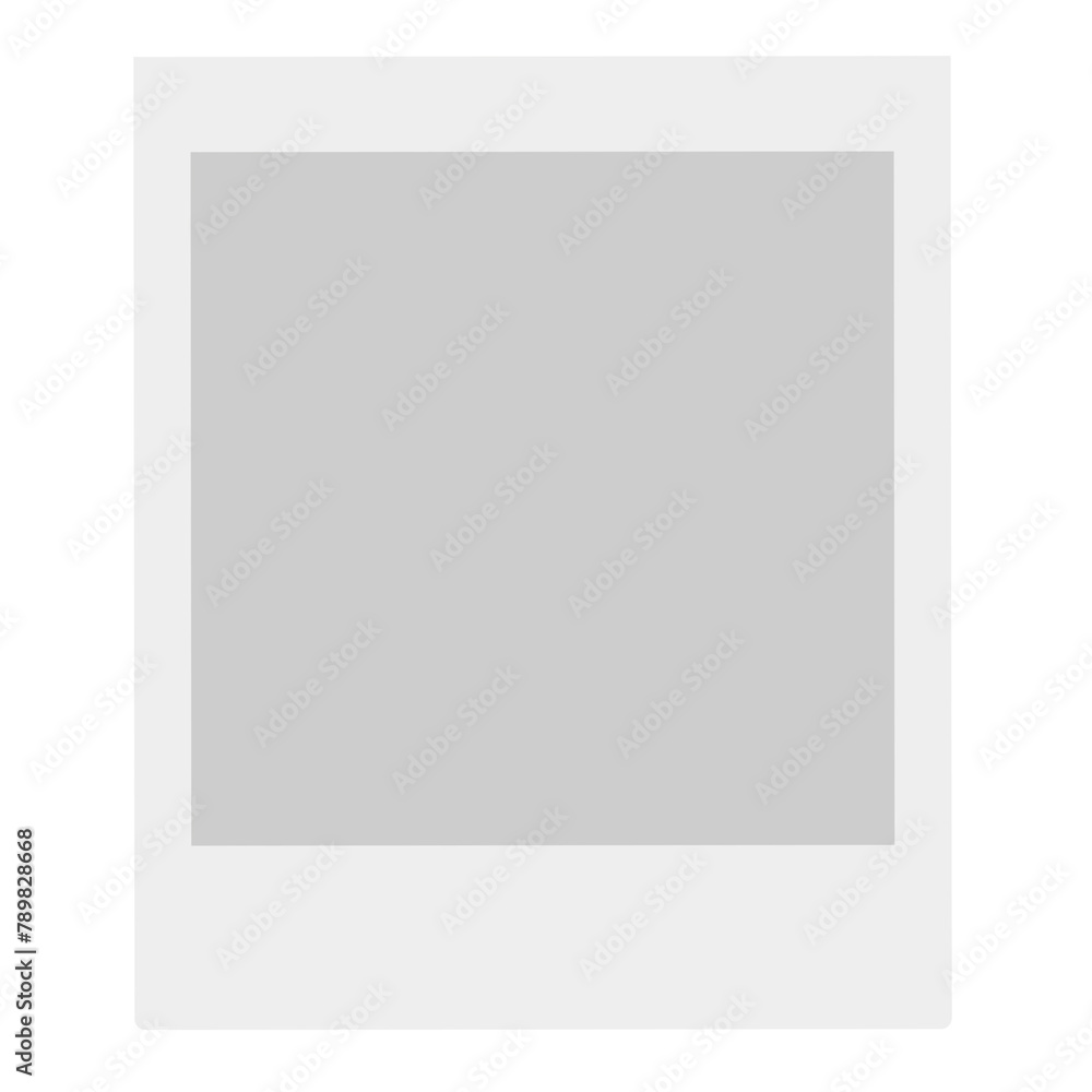 Instant photo png frame, collage element on transparent background ...