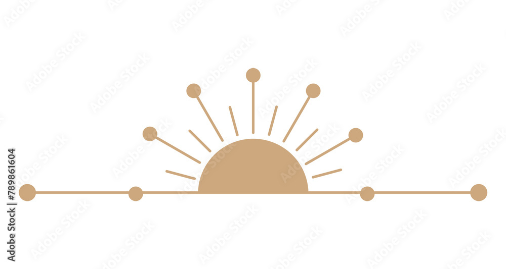 Star divider png stickers, aesthetic gold collage element on ...