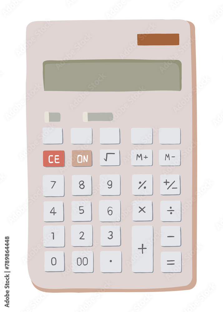 Calculator png clipart, finance, accounting illustration on transparent ...