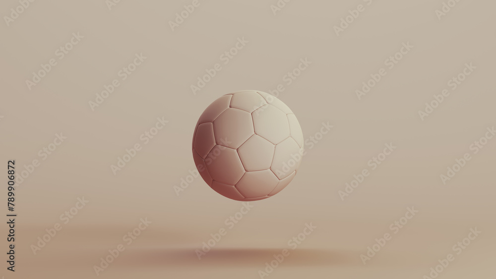 Football soccer ball sports game equipment neutral backgrounds soft ...