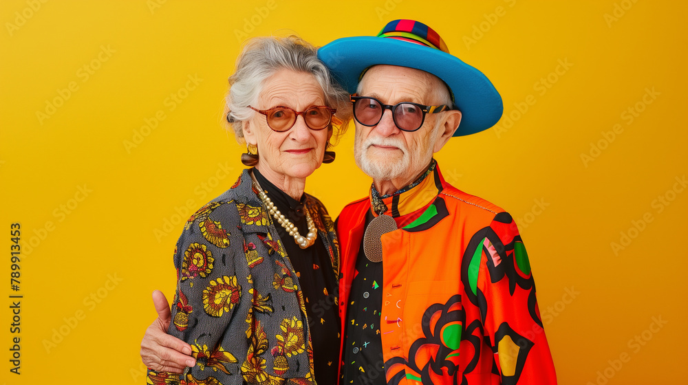copy space, stockphoto, high resolution, senior Caucasian couple in ...