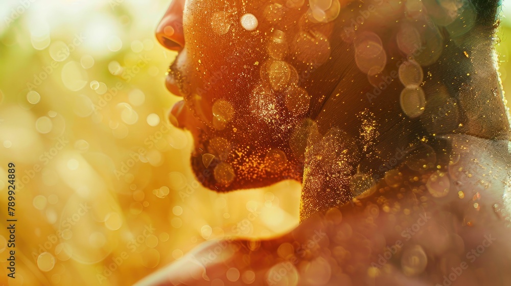 Heat rash on skin, the uncomfortable reality of prolonged exposure to ...