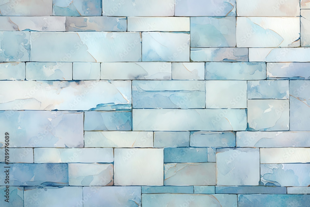 A detailed sketch of slate tiles, capturing the fine grain and subtle ...