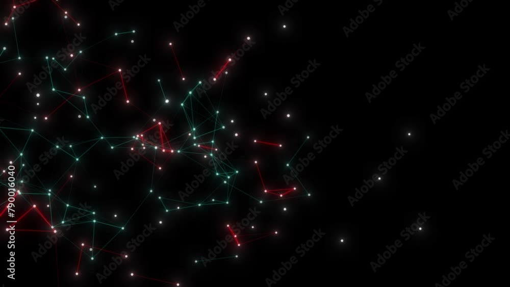 Glowing Plexus Network Connection Plexus Network High Tech Animation Background High Tech