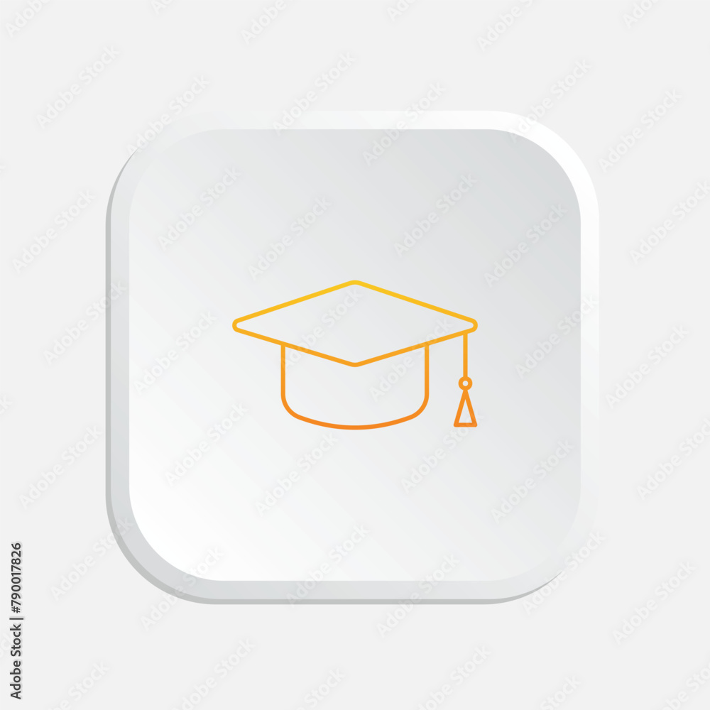graduation icon, commencement, convocation, ceremony, diploma, degree ...