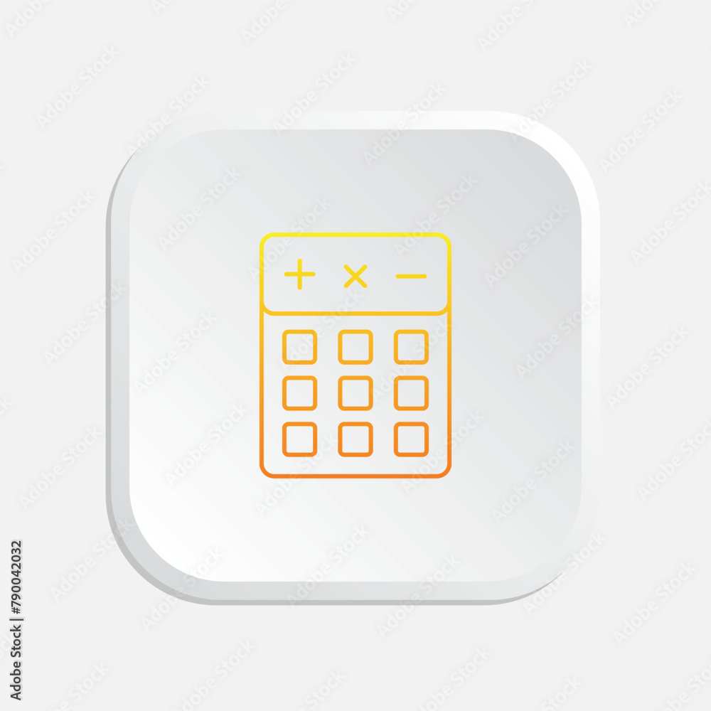 mathematics icon, math, algebra, geometry, calculus, arithmetic ...