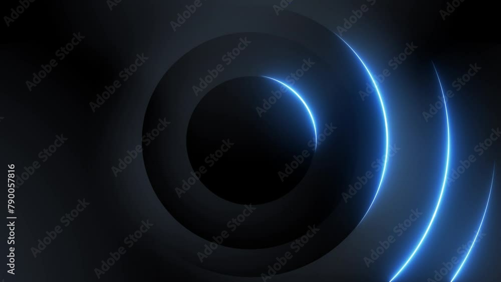 Circular abstract Line shape background with effect ,motion abackground ...