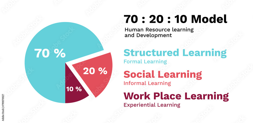 Human resource training and development pie chart. Social and ...