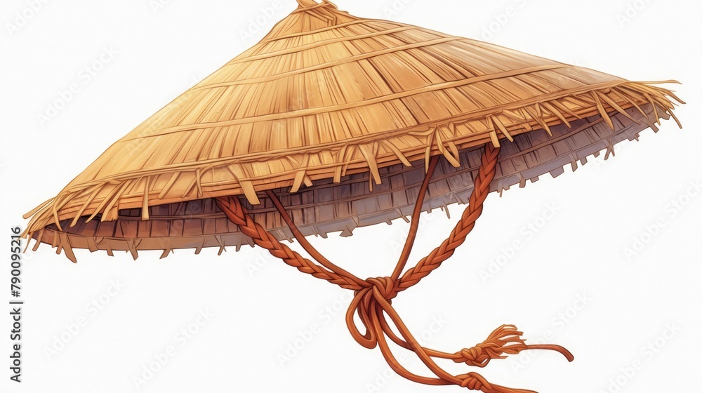 Capture the essence of Asian culture with a classic straw hat worn by ...