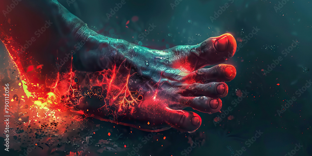 Gouty Grief: The Swollen Big Toe and Intense Pain - Imagine a person ...