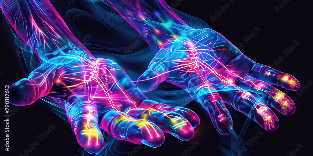 Peripheral Neuropathy: The Tingling Sensation and Numbness - Imagine a person with highlighted ...