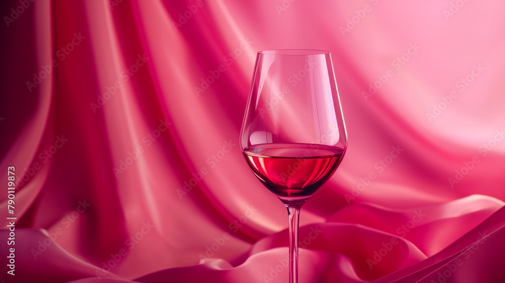Wine glass minimalist concept background design. Wineglass alcohol ...