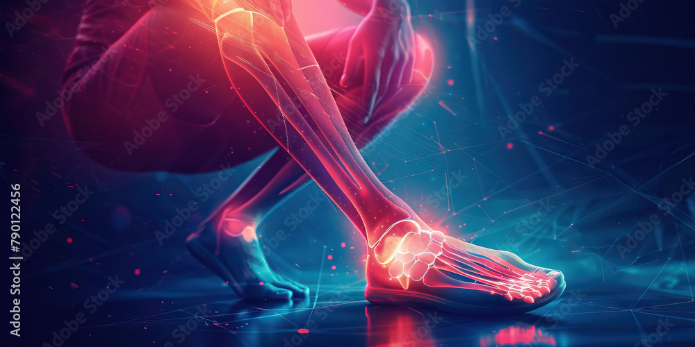 Shin Splint Strain: The Leg Pain and Swelling - Visualize a person ...