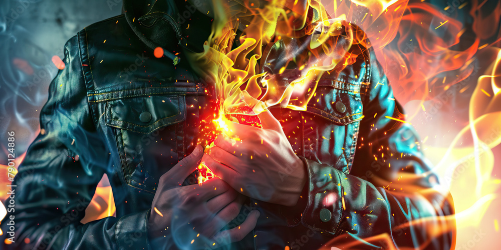 Heartburn Havoc: The Burning Sensation and Acidic Reflux - Visualize a ...