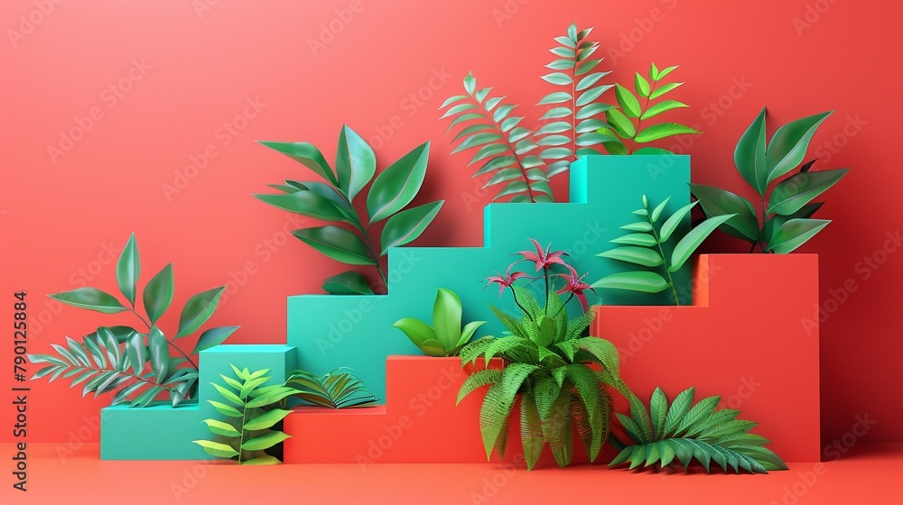 Stepwise Growth Design a graph with distinct stair-step patterns ... Stepwise Growth Design a graph with distinct stair-step patterns ...
