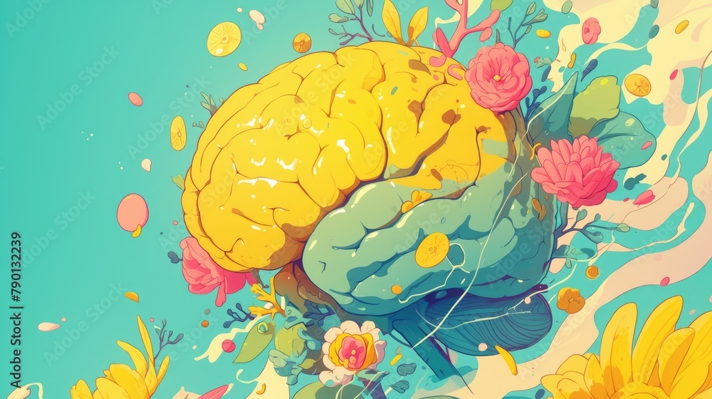 Experience the intricate world of human brain anatomy through this ...