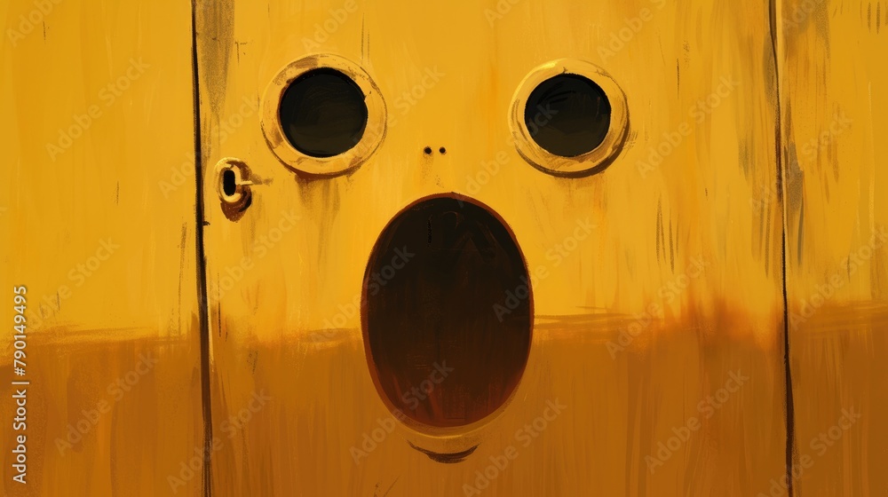 The surprised emoticon formed by a colon followed by a parenthesis ...