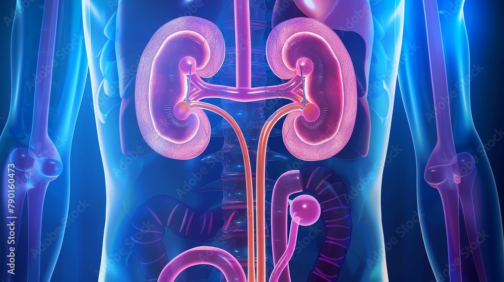 Explain the structure and function of the kidneys in the urinary system ...