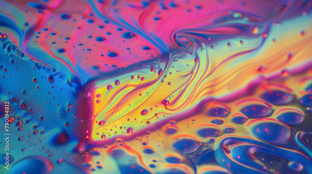 Thin-film Interference Iridescent Science Experiment Soap Colorful ...