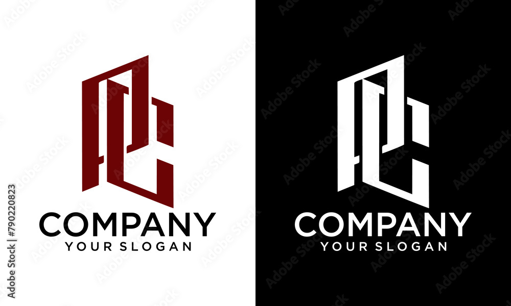 PC logo. P C design. White PC letter. PC, P C letter logo design ...