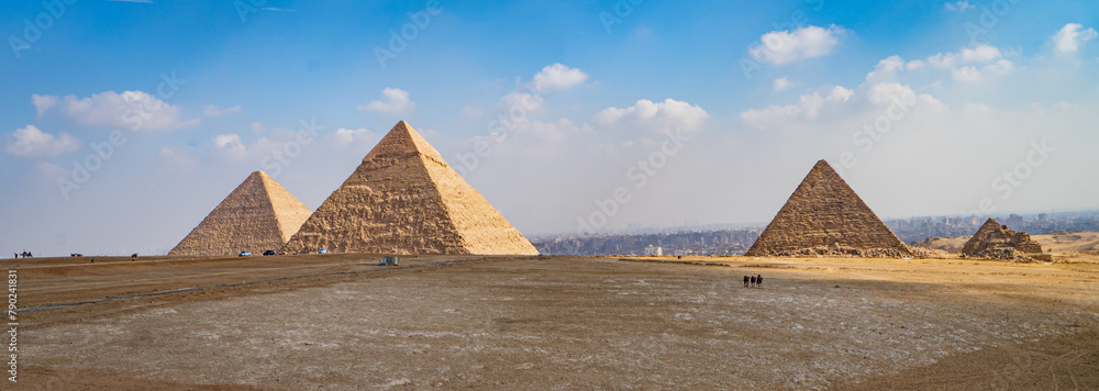 The Giza pyramid complex in Egypt is home to the Great Pyramid of Khufu ...