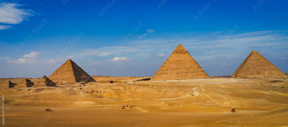 The Giza pyramid complex in Egypt is home to the Great Pyramid of Khufu ...