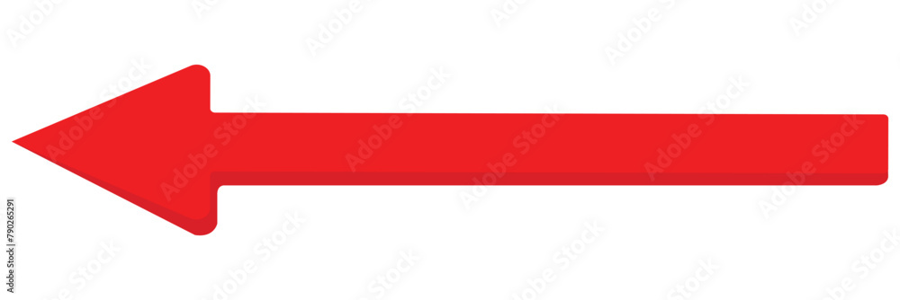 Red right arrow icon. Icon red arrow direction on a white background ...
