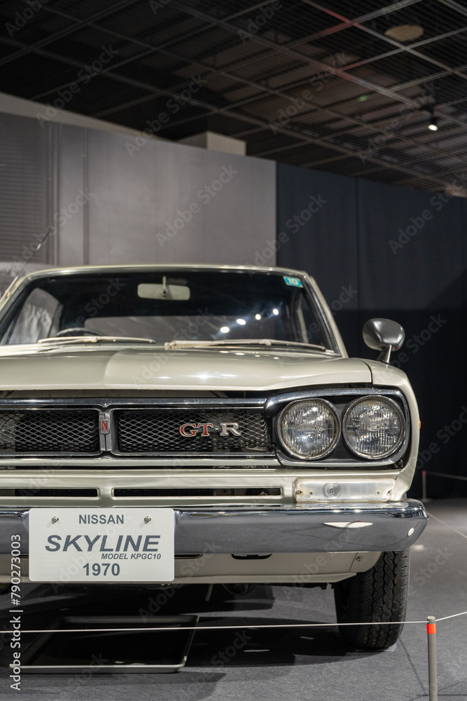 Nissan Skyline GT-R Model KPGC10, produced in 1970. Stock Photo | Adobe ...
