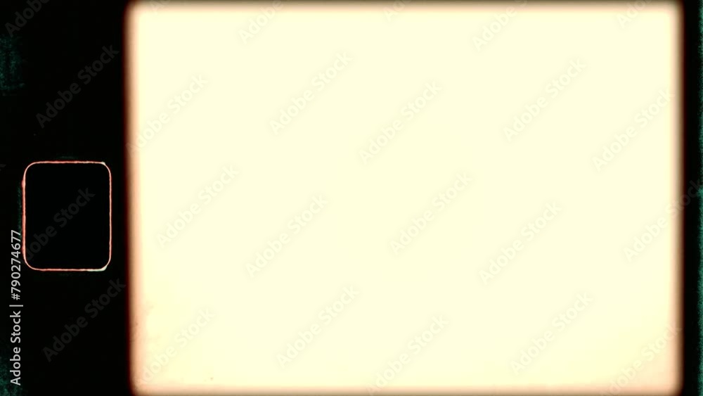 Vintage 8mm Old Film Leader Frame Seamless 4K Video Overlay Background ...