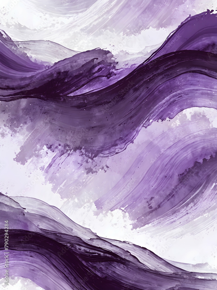 Fundo artistico com roxo e azul com ondas e curvas coloridas foto de ...