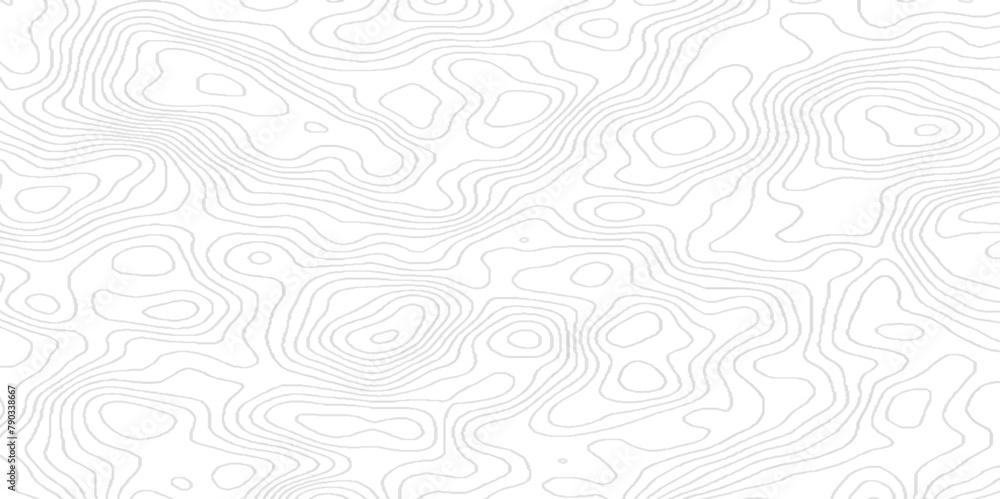 Abstract stripes map and landscape terrain texture grid, White wave ...