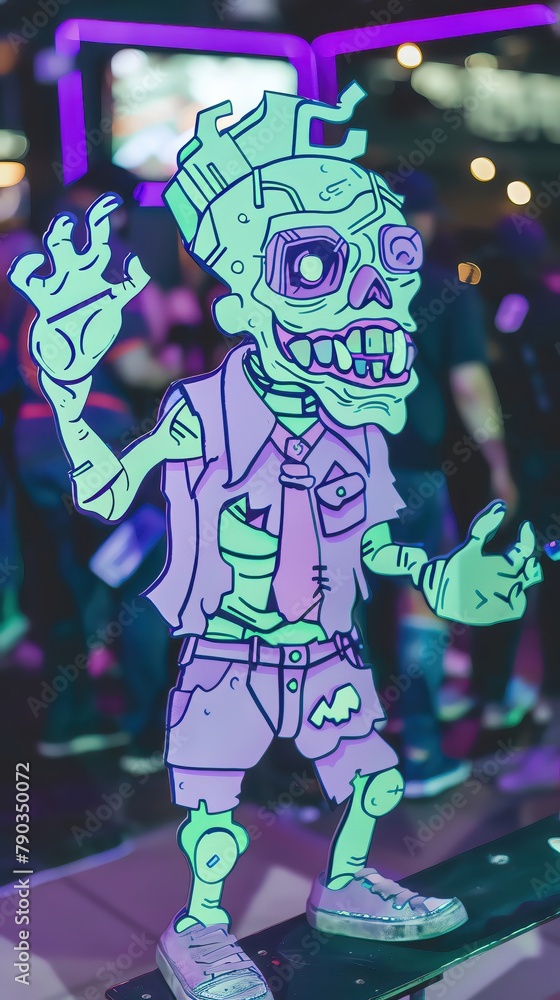 A zombieowned restaurant, known for its Braaains on the Blockchain ...