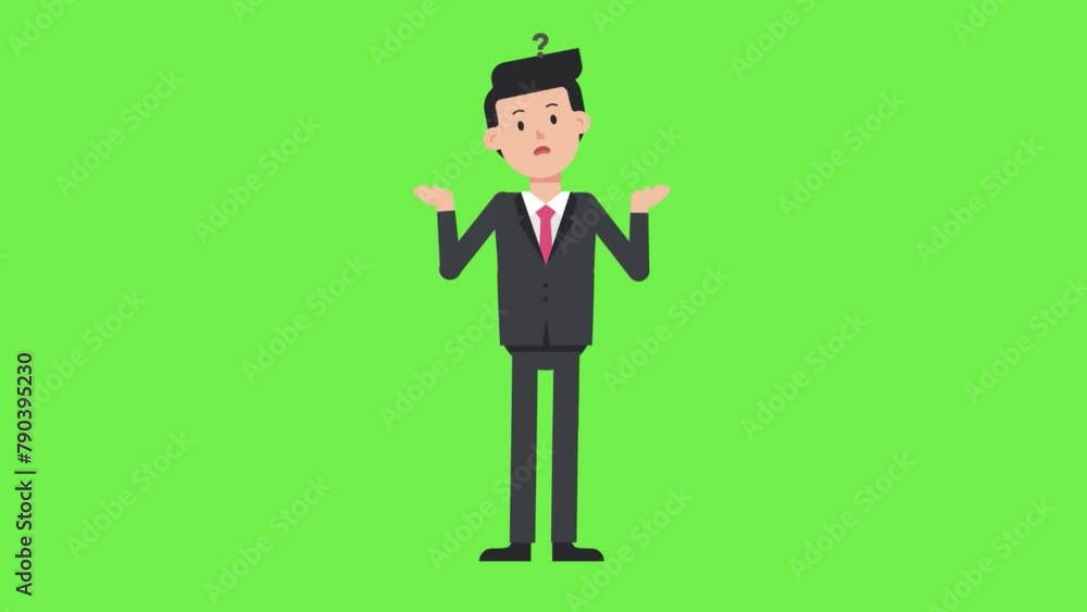cartoon characters on green screen. Animated characters isolated ...