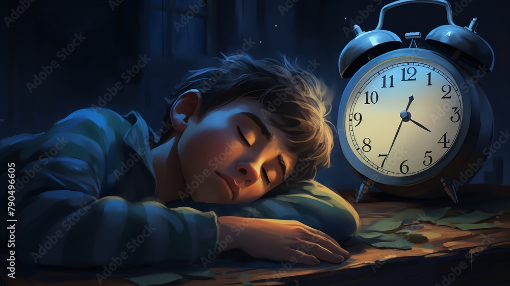 Write a narrative about a character who undergoes a sleep test and ...