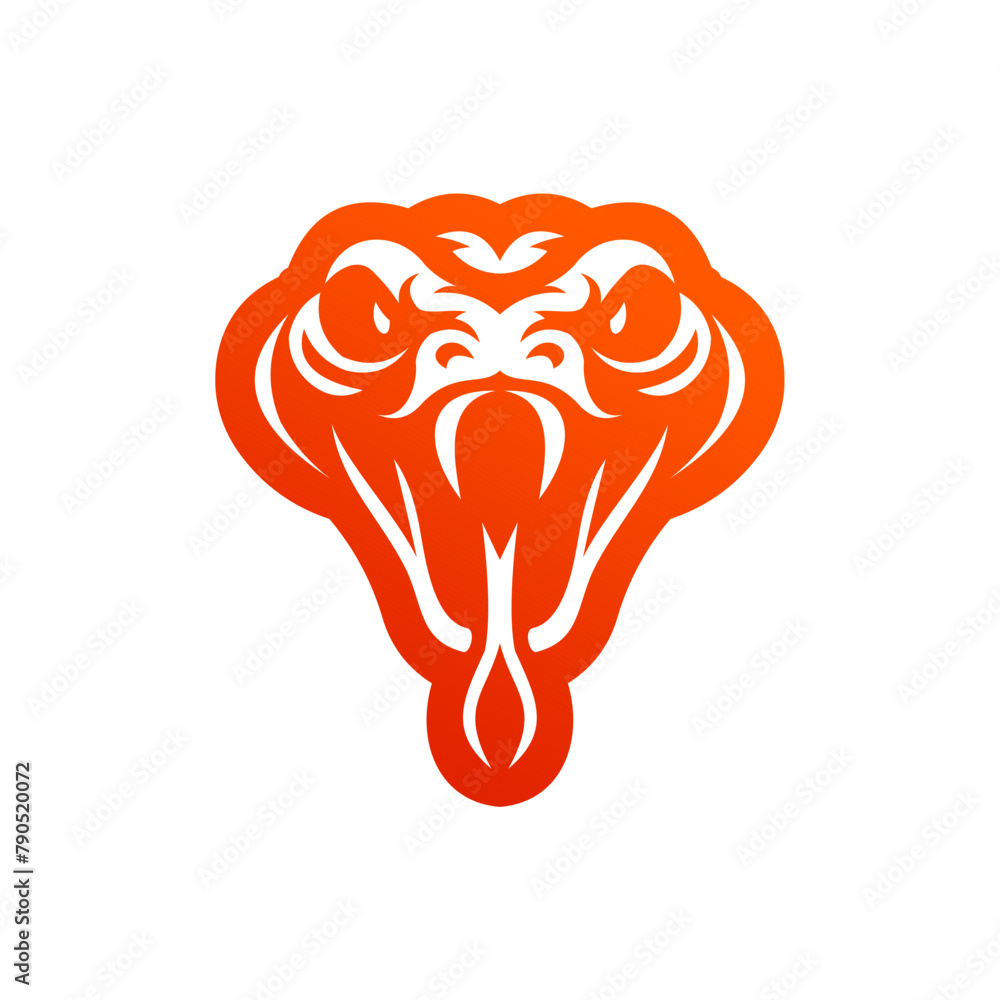 snake head vector logo, for snake companies, snake head mascot and ...